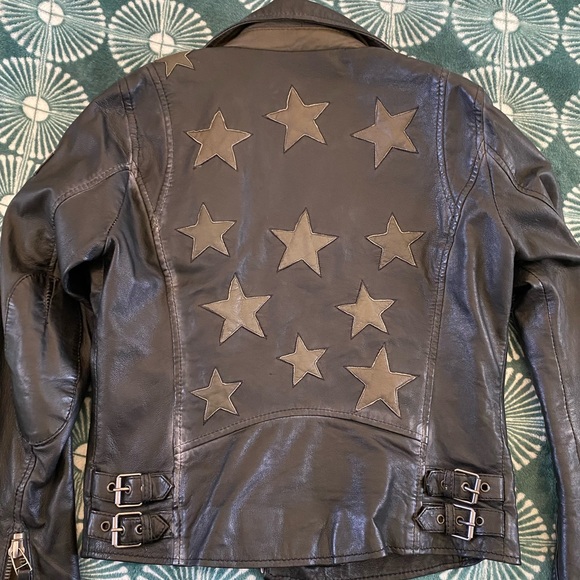 Mauritius | Jackets & Coats | Mauritius Dark Leather Jacket | Poshmark